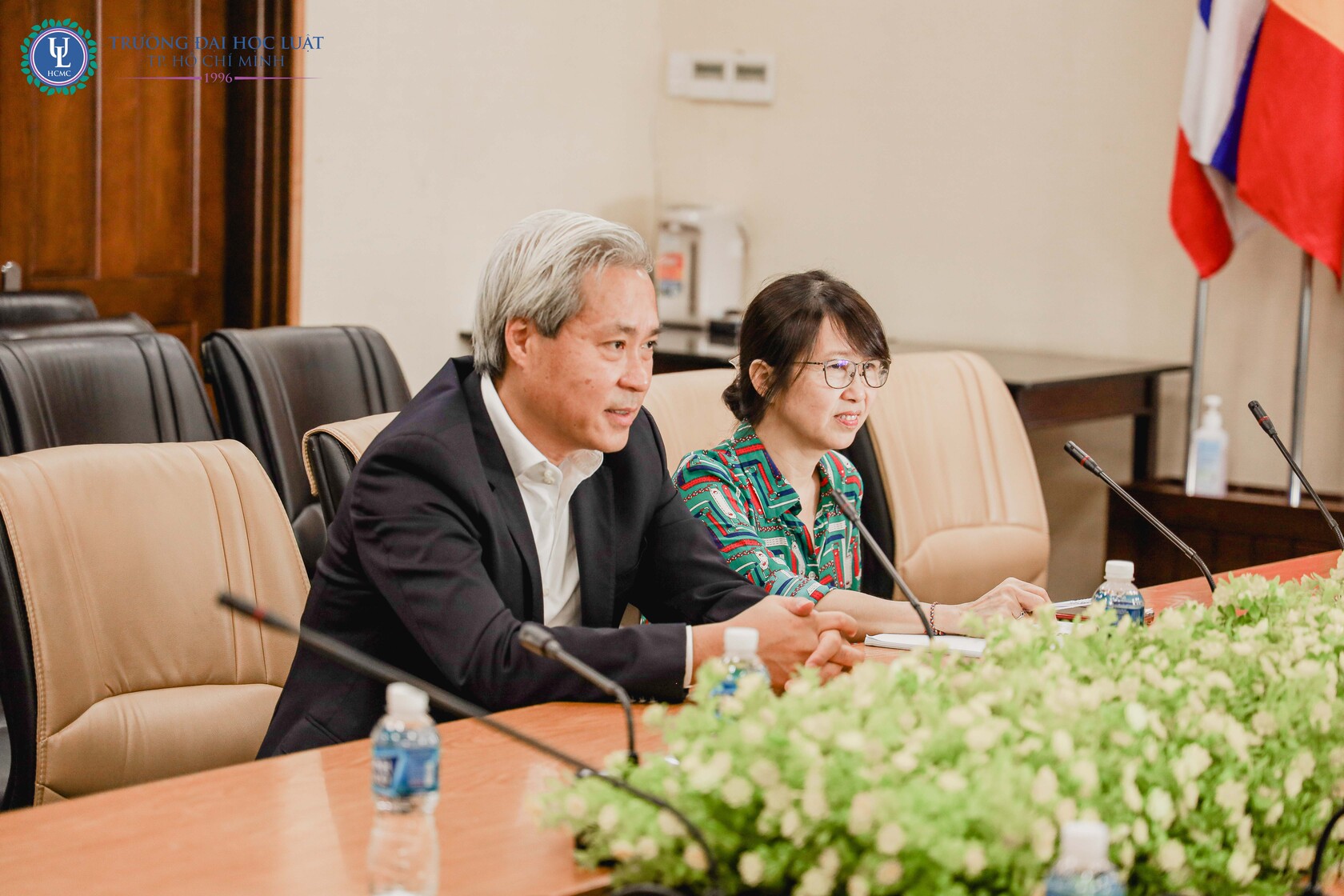 Tập thể lãnh đạo Nhà trường làm việc với ông Don Lam - Tổng Giám đốc ...